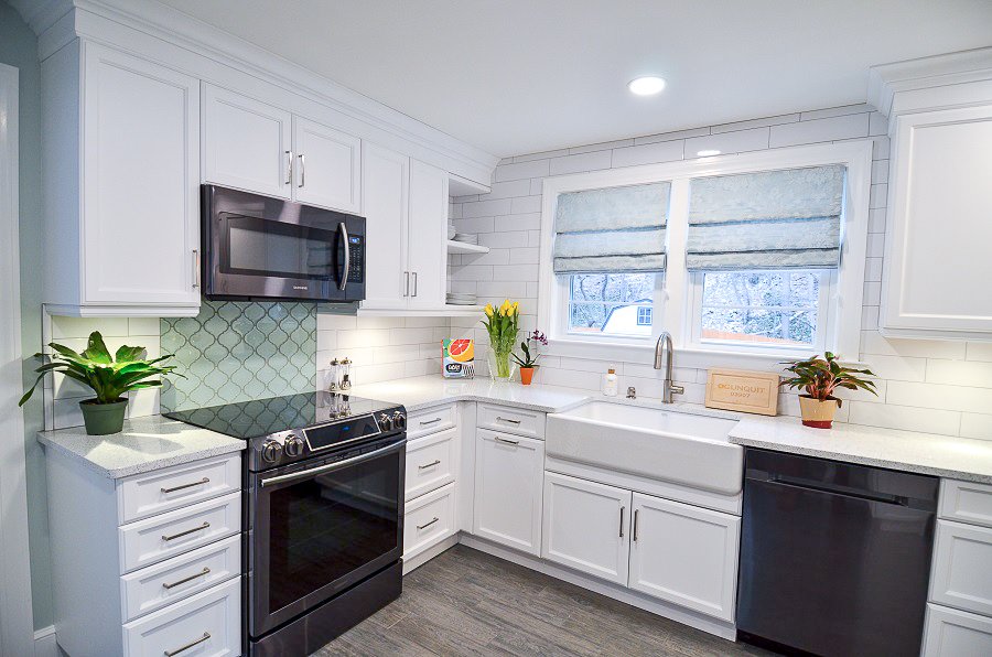 White Kitchen Designs for Medium Remodels, Londonderry NH - Dream Kitchens